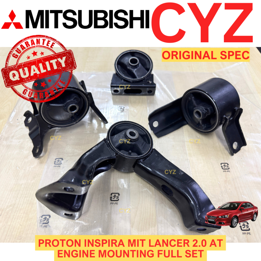 PROTON INSPIRA 1.8 2.0, CY4A LANCER (AT) AUTO ENGINE MOUNTING SET (4 ...
