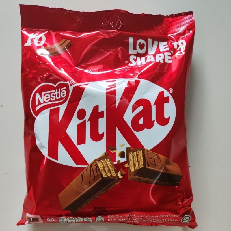 NESTLE KIT KAT KITKAT Sharebag Wafer Chocolate Fingers 10 x 17g ...
