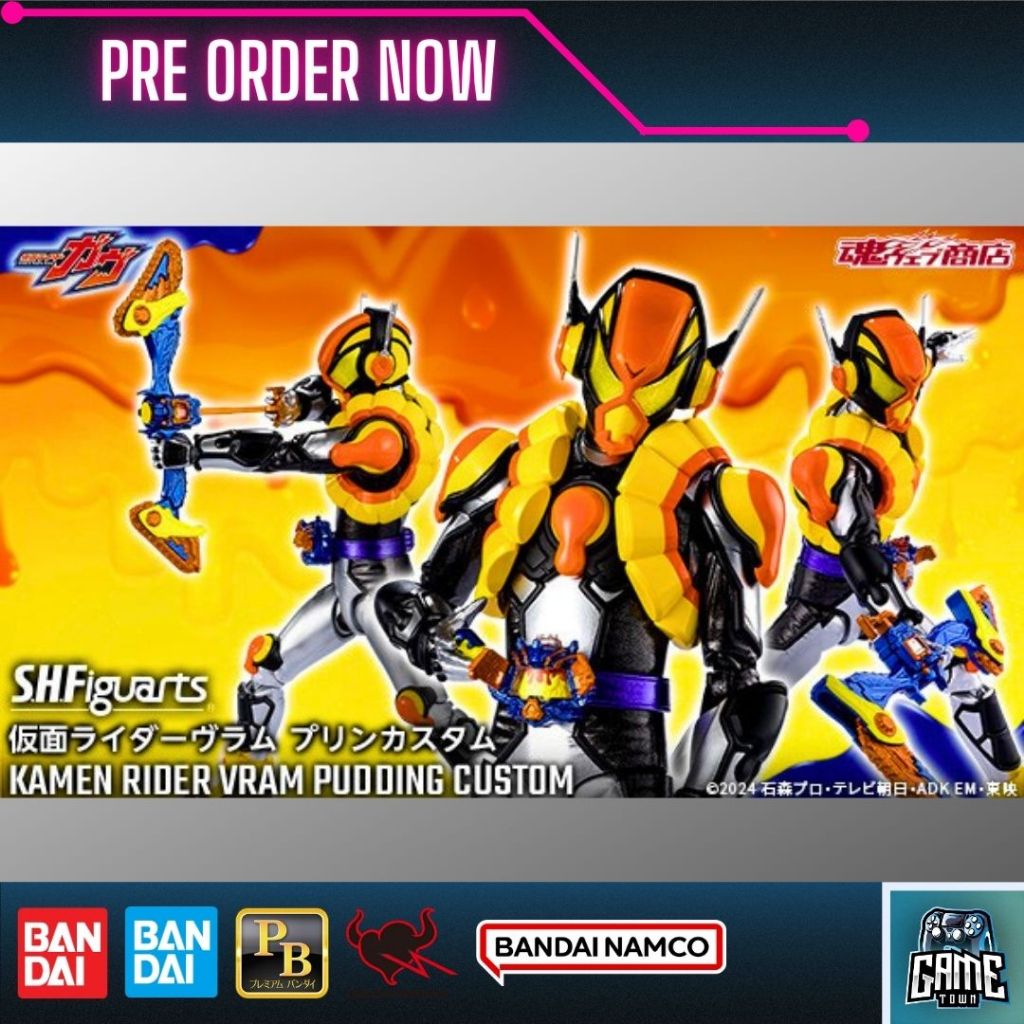 [P.O.] Bandai Tamashii SHF S.H.Figuarts Kamen Rider Vram Pudding Custom ...