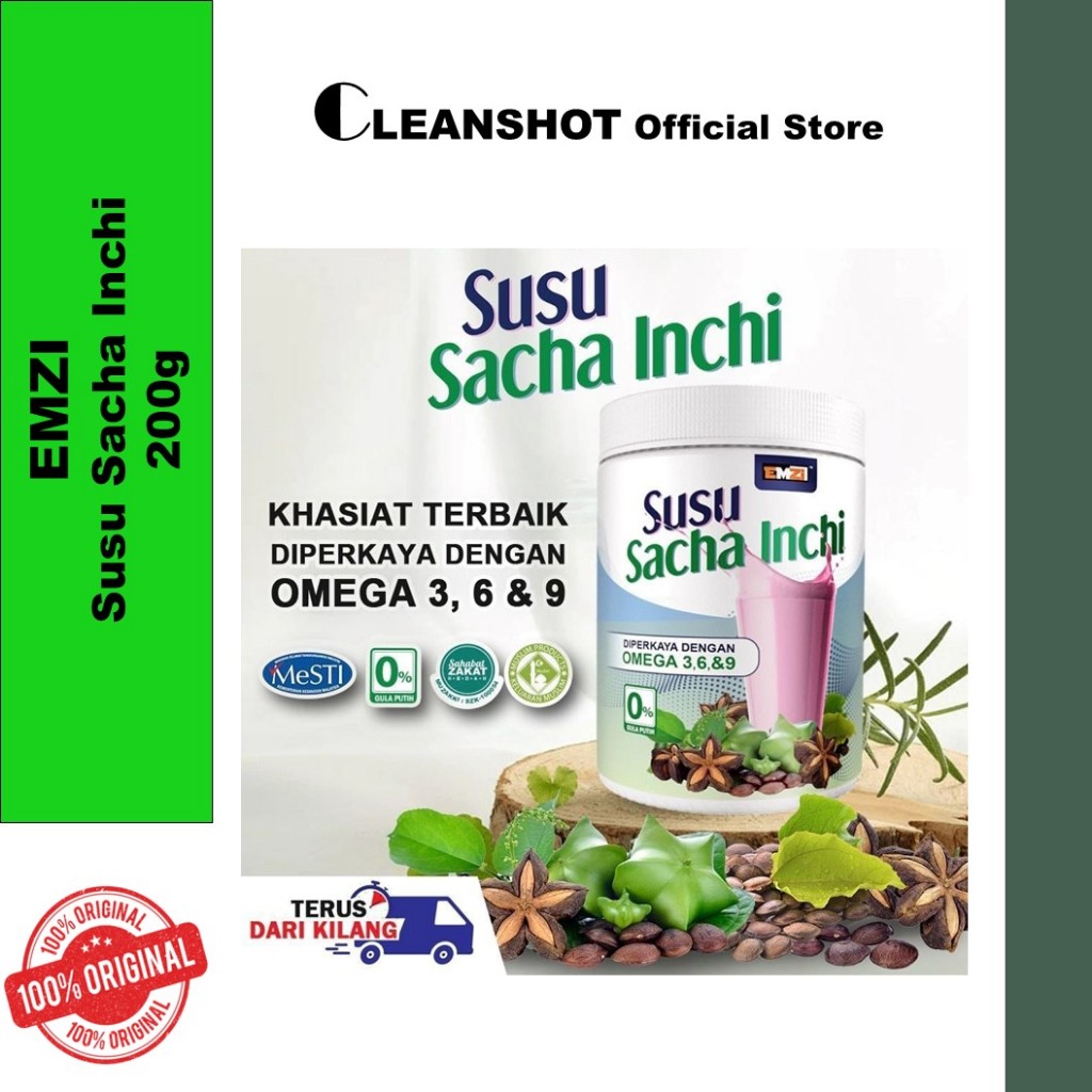 Emzi Susu Sacha Inchi Oil 200g | Shopee Malaysia