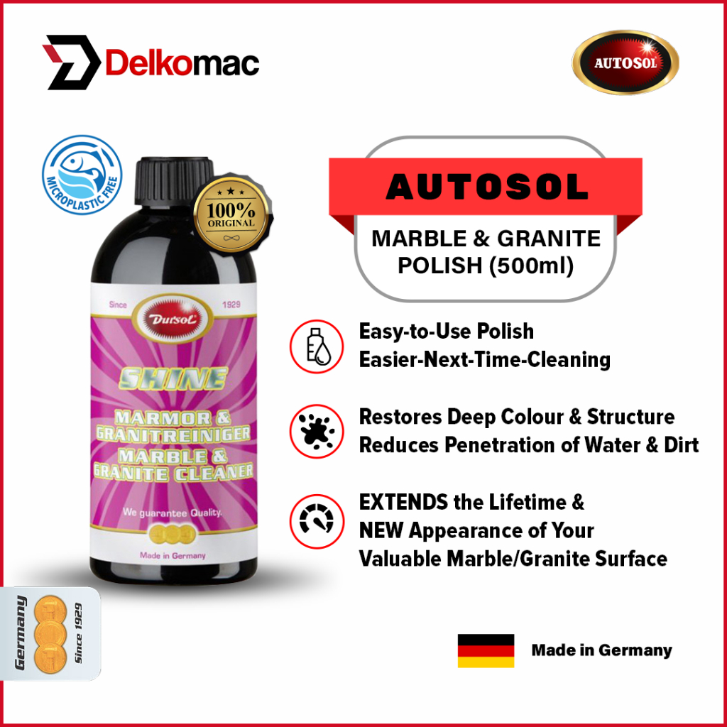 Autosol Marble & Granite Polish (500ml) - Marble Stone Furniture / Tile ...
