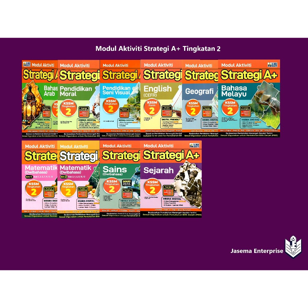 Modul Aktiviti Strategi A+ Tingkatan 2 Bm | English | Matematik | Sains | Geografi | Sejarah ...