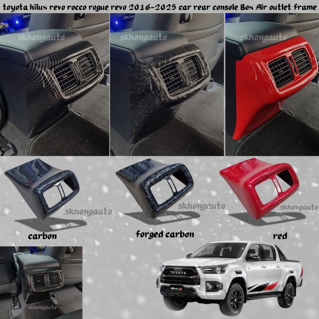 toyota hilux revo rocco rogue revo 2016-2025 car rear console air ...