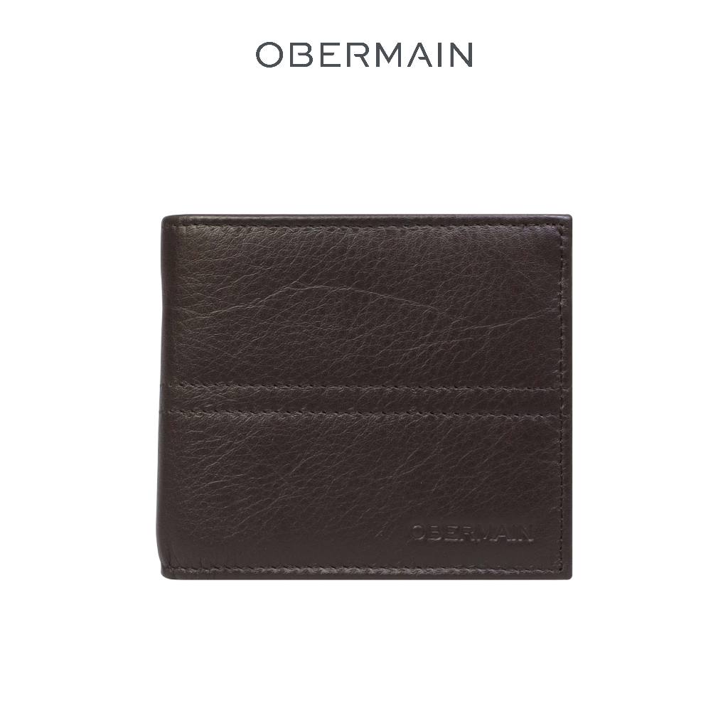 OBERMAIN RFID Short Wallet / Genuine Leather / Brown / OBW280G1 ...