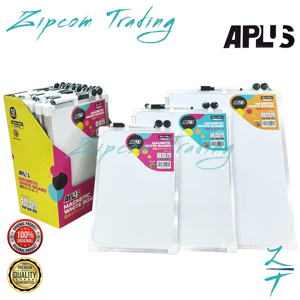 Aplus Magnetic Whiteboard with Aluminum Frame (WB2030) | Shopee Malaysia