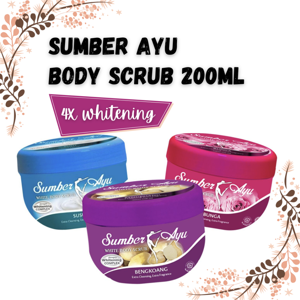 SUMBER AYU White Body Scrub 200ml Lulur mandi | Shopee Malaysia
