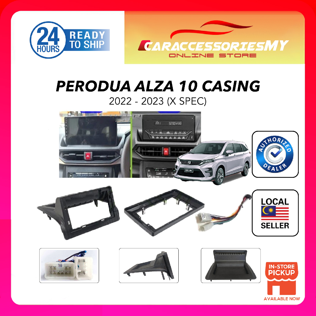 Perodua Alza 2022–2024 X H AV Spec 10” Android Player Casing Full Cover ...