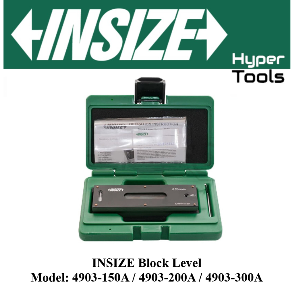 INSIZE Block Levels (V-groove on bottom) - Model: 4903-150A / 4903-200A / 4903-300A | Shopee ...