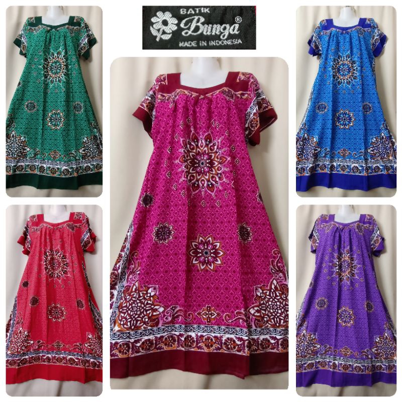 B1 (Size XL) (Bunga) Baju Tidur Batik/Baju Batik | Batik Night Dress ...
