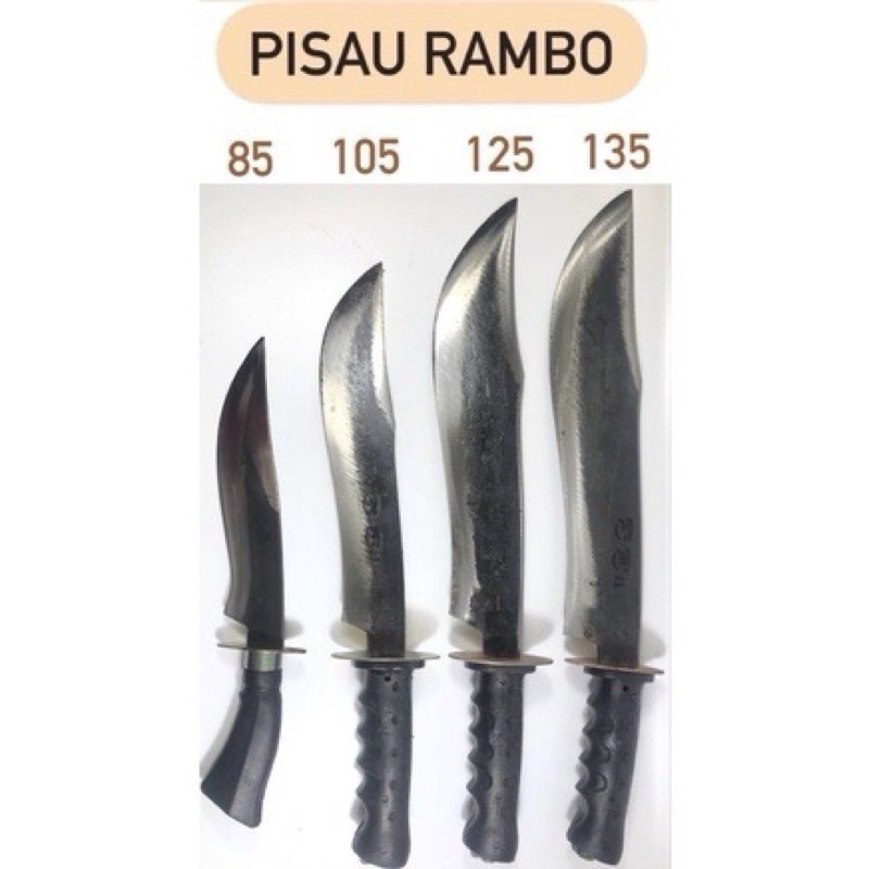 Pisau Rambo Berkebun Free Sarung | Shopee Malaysia
