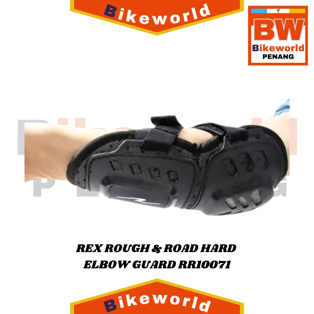REX ROUGH & ROAD HARD ELBOW GUARD RR10071 [ BIKEWORLD PENANG ] | Shopee ...