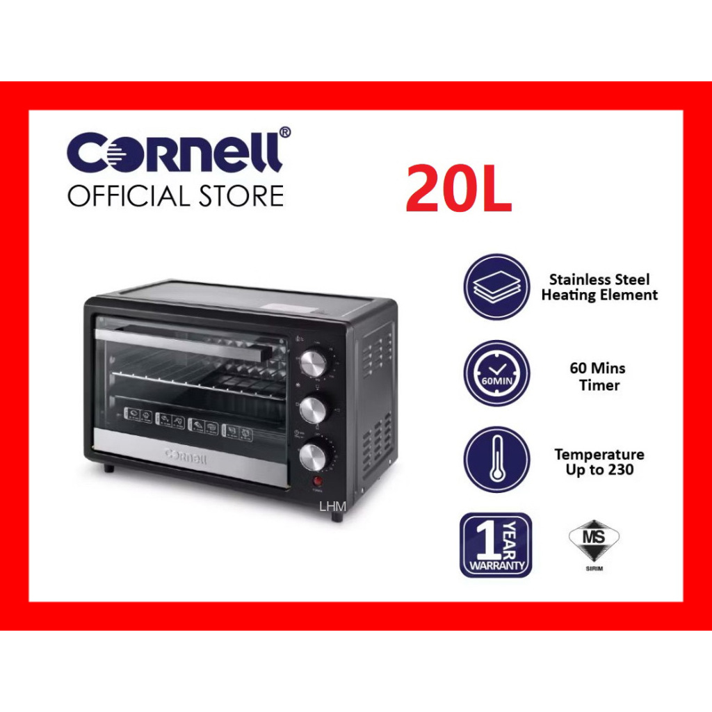 CORNELL / KHIND ELECTRIC OVEN KETUHAR OT-23B OT26 20L 23L 26L | Shopee Malaysia