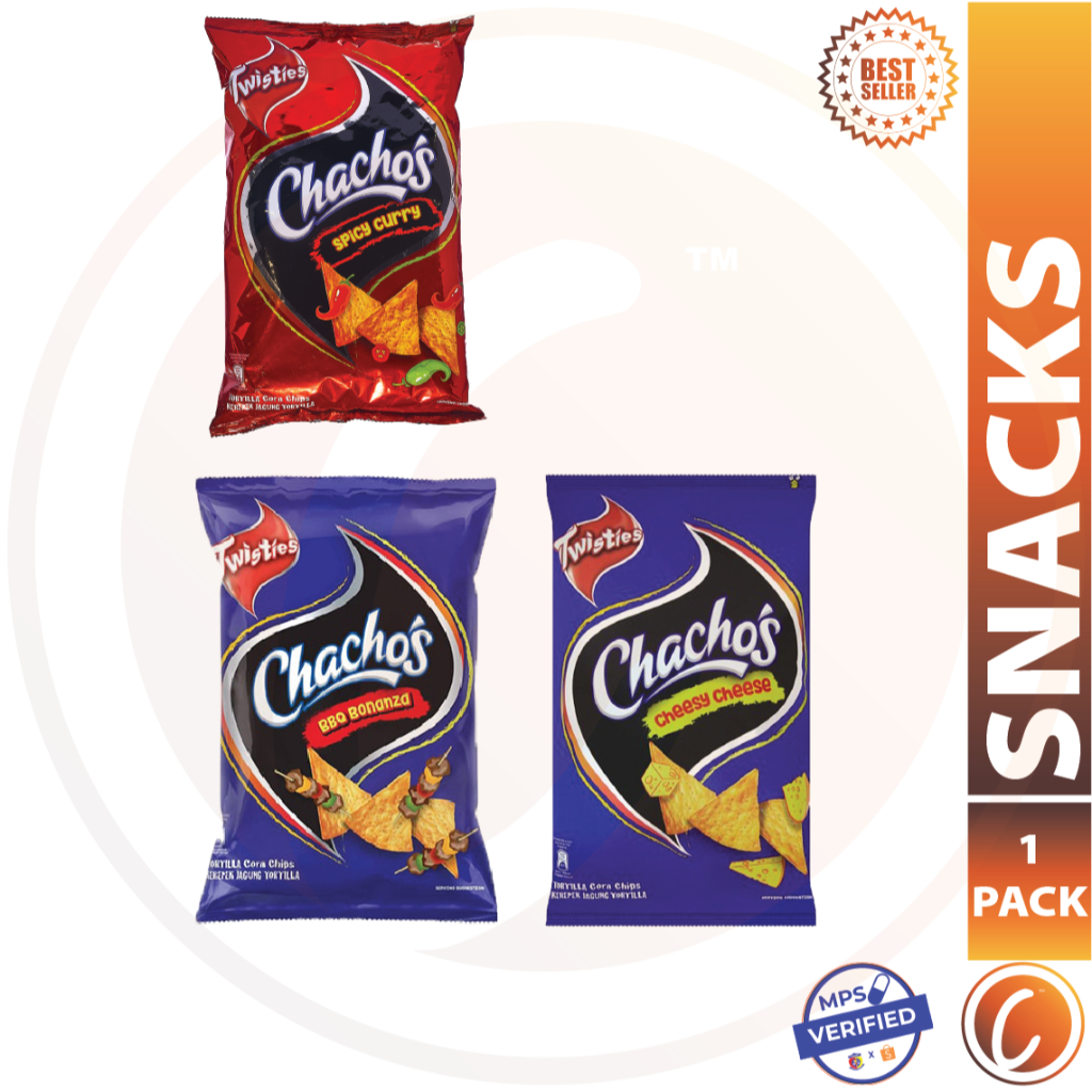 Twisties Chacho's Tortilla Corn Snack Cheezy Cheese BBQ - 1 PACK ...