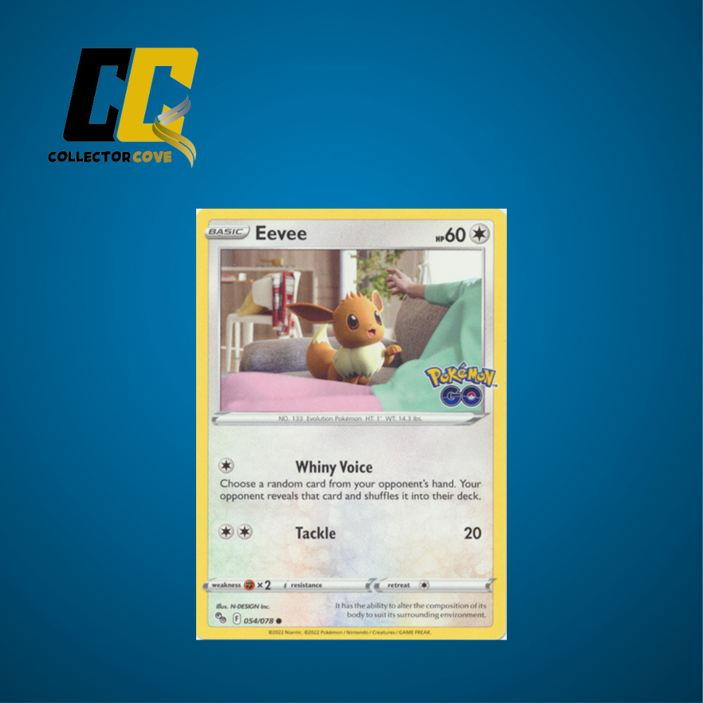 Pokemon Eevee - 054/078 - Common Pokemon Go Singles Trading Card Games ...