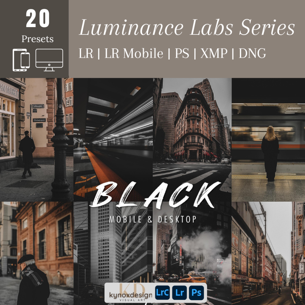 [Lightroom Preset] Luminance Labs Series - Black for LR/LR(mobile)/PS ...