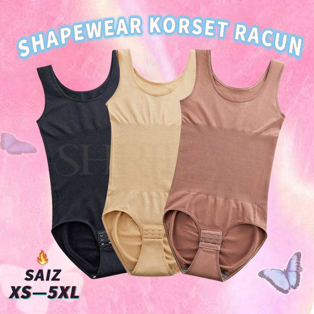 ShriLan Plusize XS to 5XL Magic Shapewear Korset Seluar Gesper ...