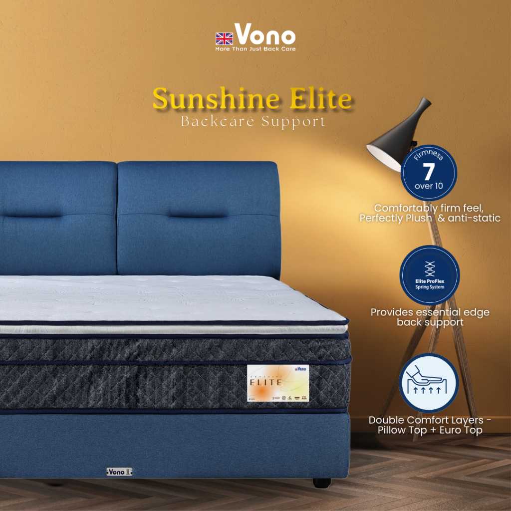 Vono Elite Mattress (Tilam Vono) | 10 years Warranty | Elite ProFlex ...