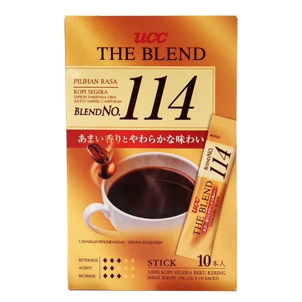 UCC The Blend Japanese Instant Coffee Sticks Blend No. 114 [10's x 2g] (Expiry: 07/2026 ...