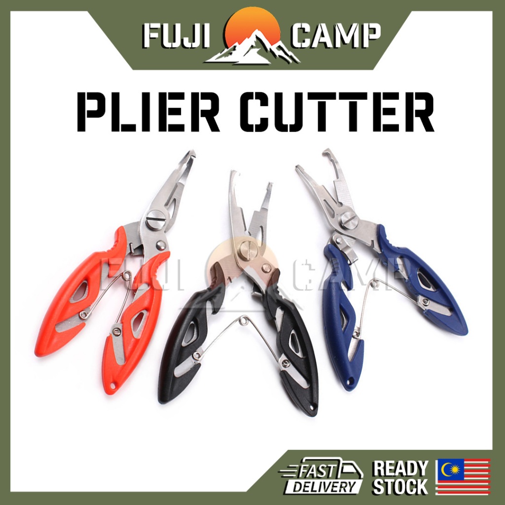🏕️READY STOCK🏕️Fishing Plier Scissor Stainless Steel Plier Braid Line ...