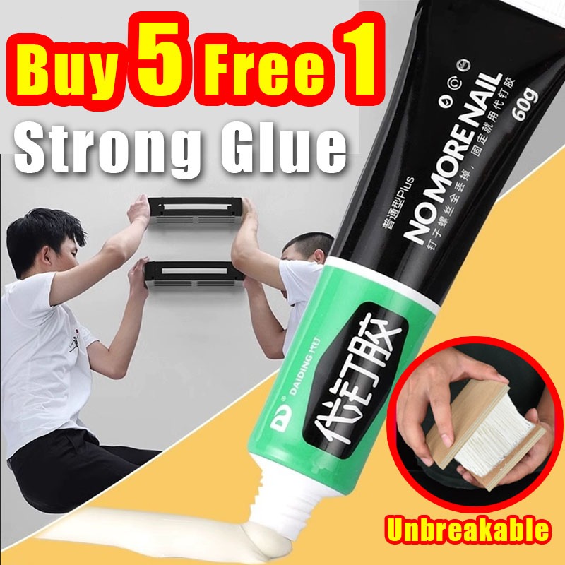 60g Rak Bilik Mandi Gam Bebas Kuku Kuat Kalis Air dan Kalis Cendawan ...