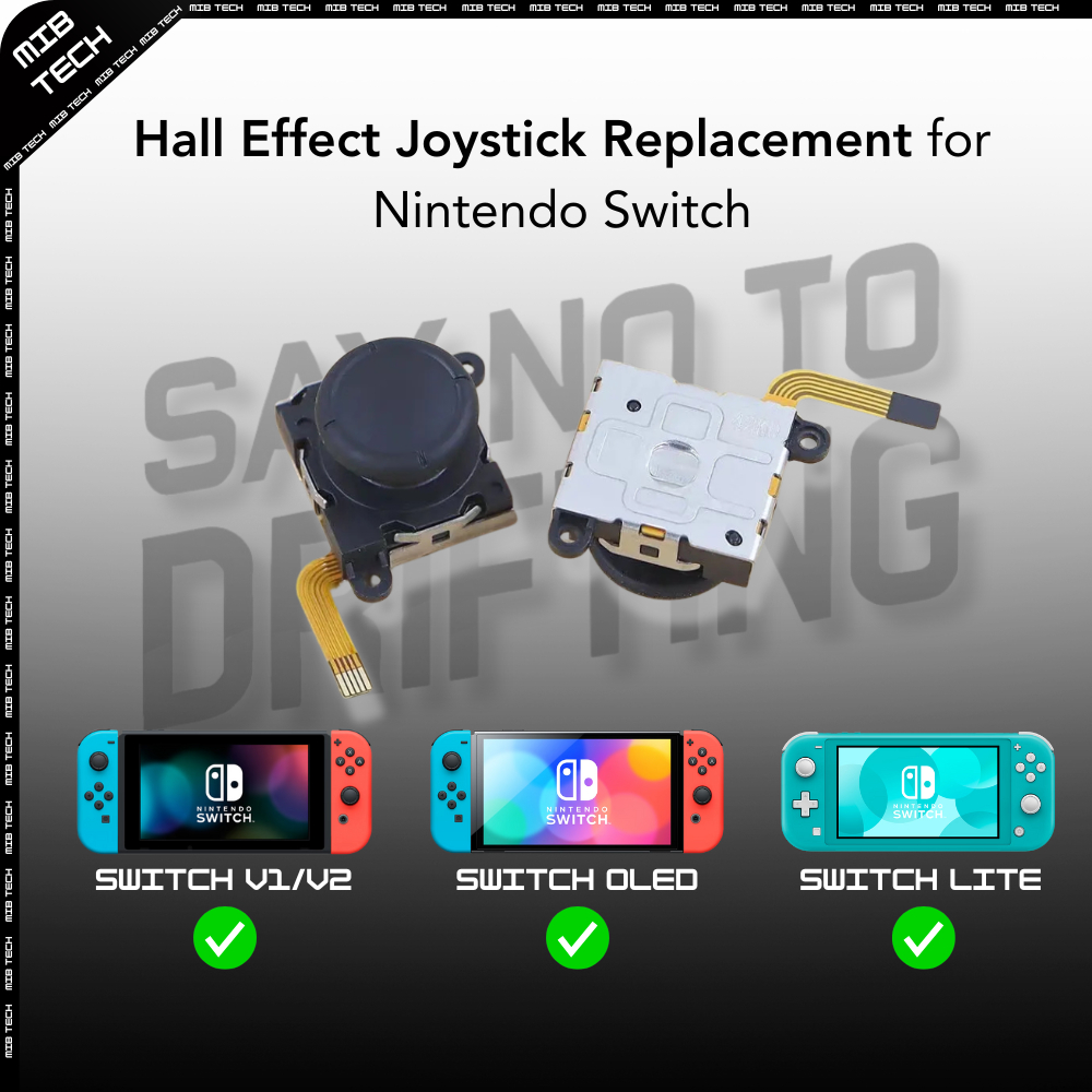 Hall Effect Joystick for Nintendo Switch Joy-Con – No Drift, Ultra ...