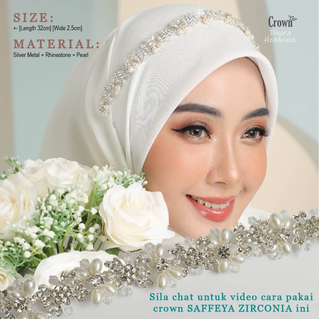 [HEADPIECE Bride] Crown Rhinestone, Crown Zirconia, Crown Tunang, Crown ...