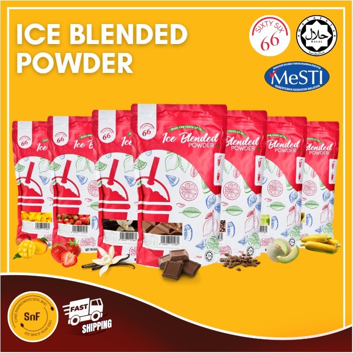 Sixty-Six 66 Ice Blended Powder Drink Powder Serbuk Air Balang Serbuk Ais Blended Serbuk Aiskrim ...