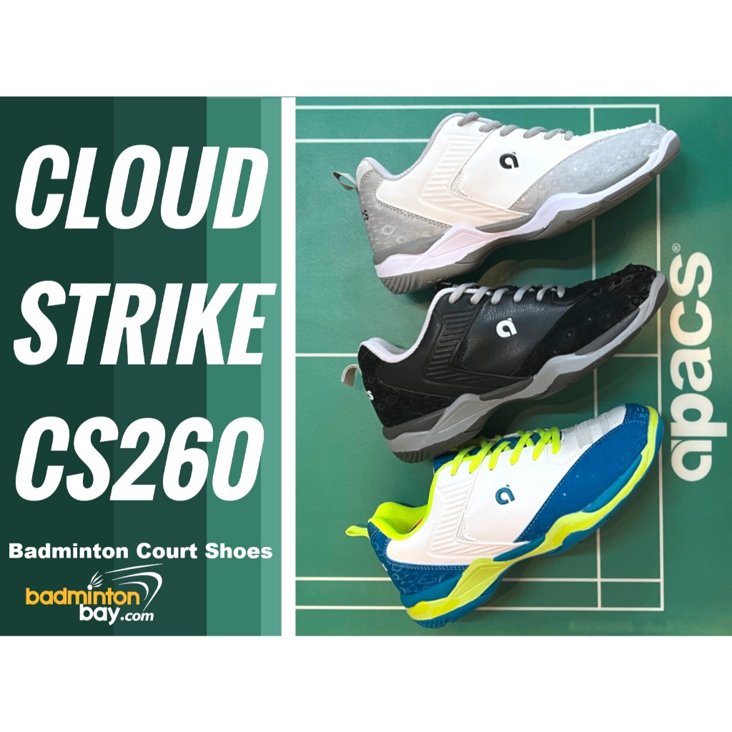 Apacs Cloud Stride CS260 Shoe With Improved Cushioning and Outsole | Shopee Malaysia