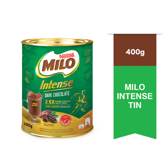 Milo Intense Tin Dark Chocolate 400gm | Shopee Malaysia