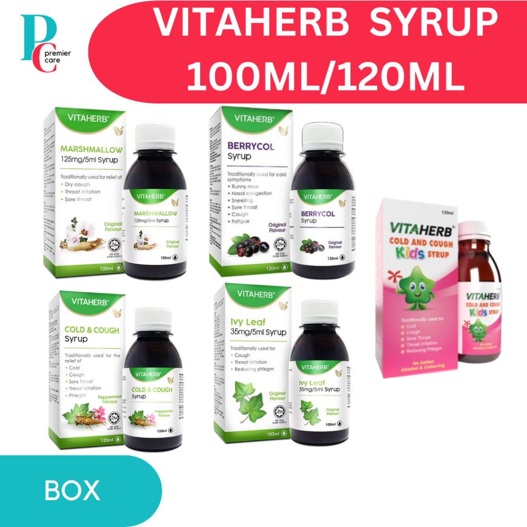 VITAHERB COUGH SYRUP KIDS AND ADULTS | BATUK | TRADISIONAL | CHILDREN ...