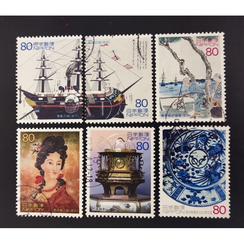 S552:Japan 2003 400th Anniversary of Edo Shogunate Series 3 Comp. set ...