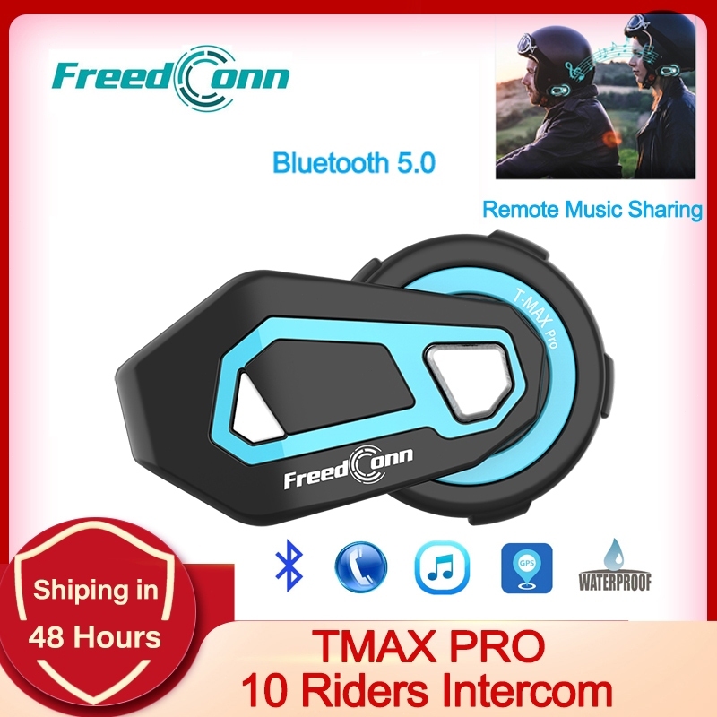 T-MAX Bluetooth Motorcycle Helmet - IPX5 Waterproof Wireless Intercom ...