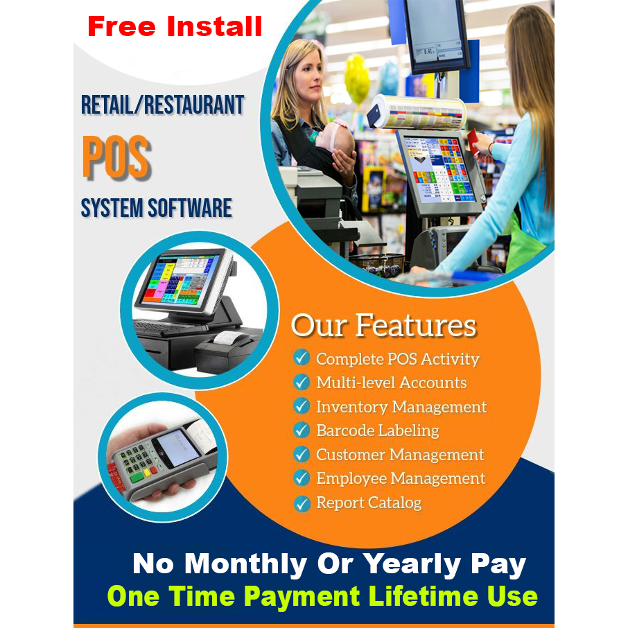 Retail Pos System - - One Time Payment Lifetime Use | Shopee Malaysia