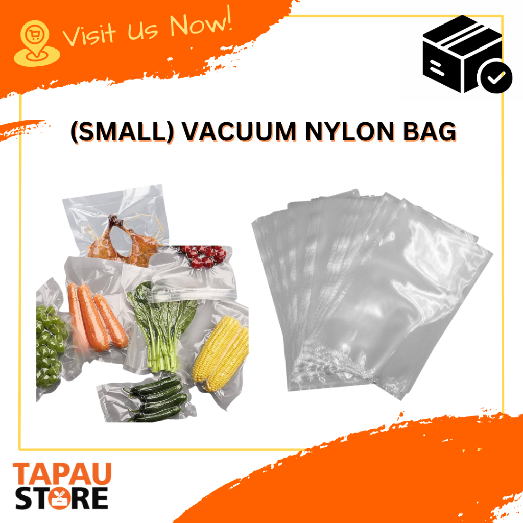 (Small) Nylon Vacuum Bag / Sealer Bag / Smooth Nylon Food Vacuum Bag ...