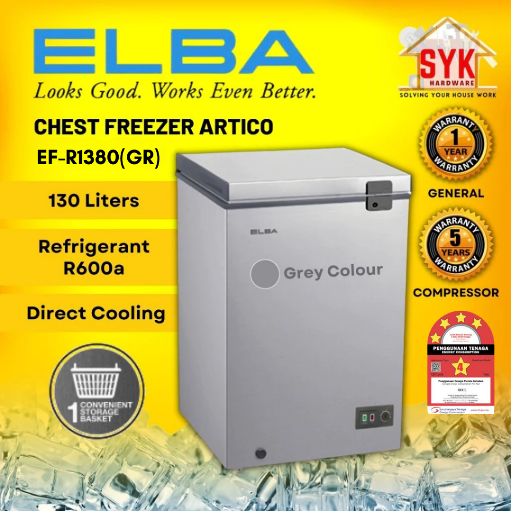 SYK Elba Artico EF-R1380 Faber Freddo 115 Midea MD-RC151FZB01 Chest ...