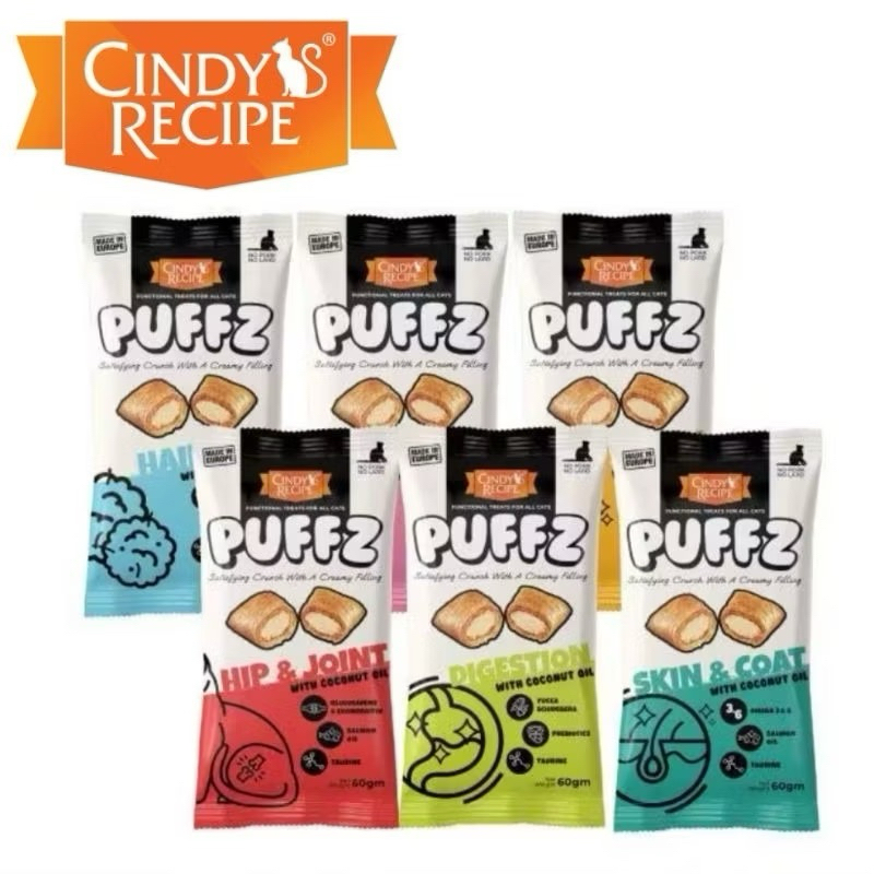 CINDY RECIPE’S PUFFZ CAT TREAT 60G | Shopee Malaysia