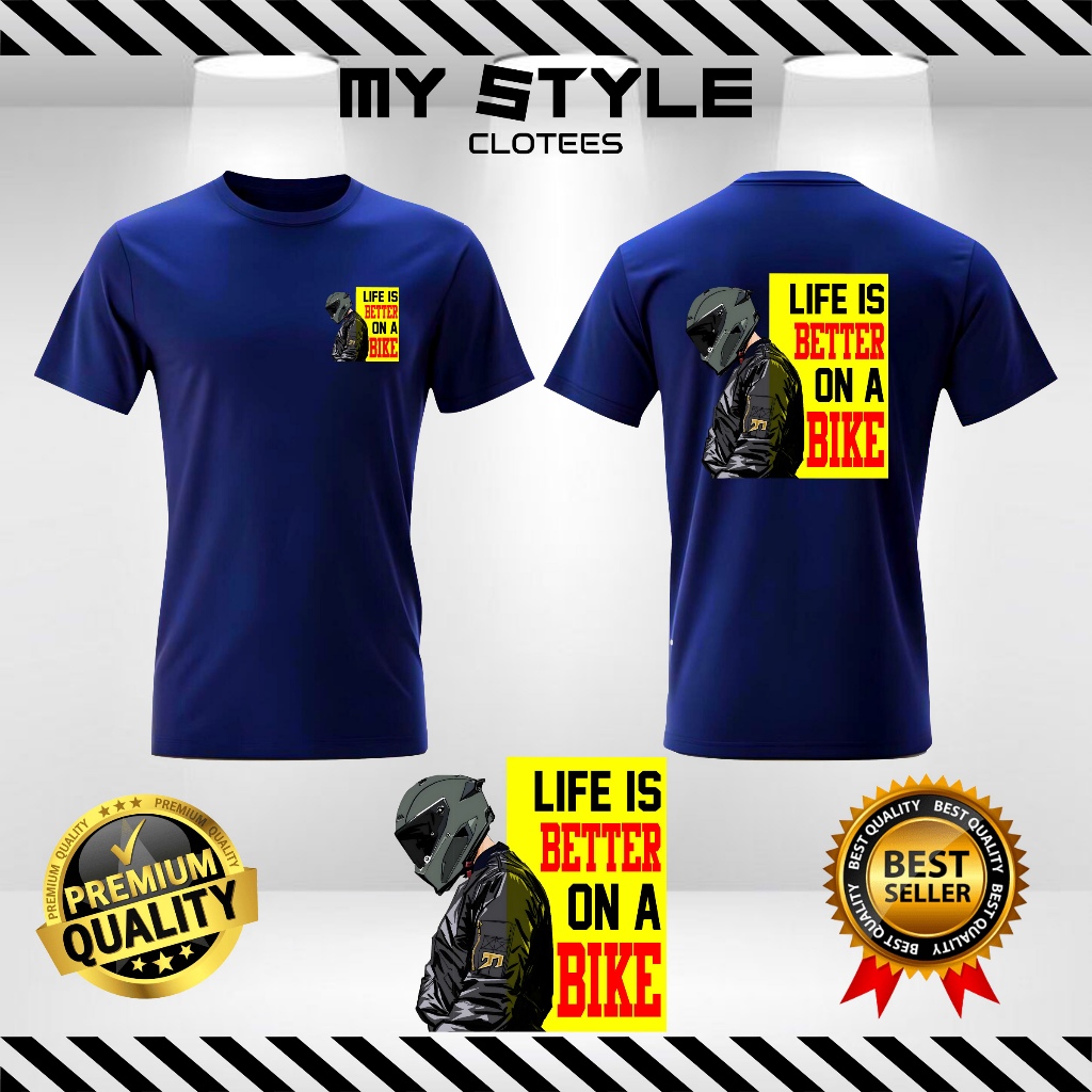 Baju Rider/Baju Biker/Baju Motor design 100% cotton ready stock 001 ...