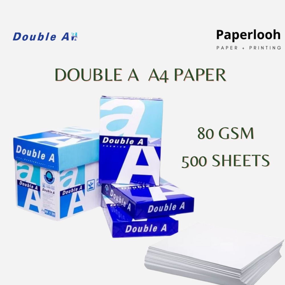 Double A A4 Paper 80gsm 500 sheets | Shopee Malaysia