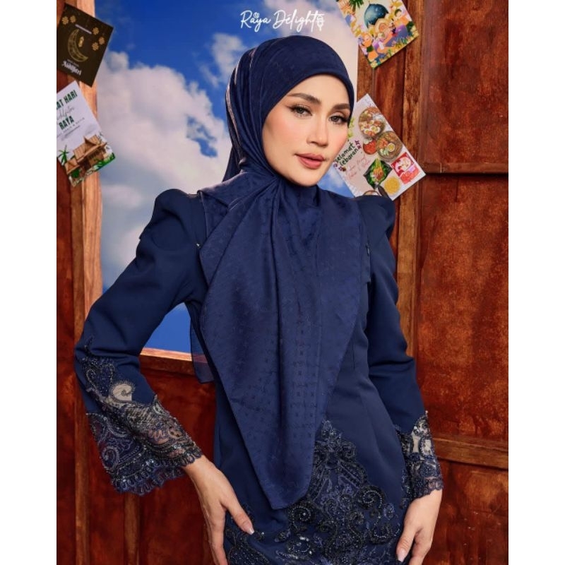 LEEYANARAHMAN Raya Delight Series Tudung Plain Exclusive Bidang 45 ...