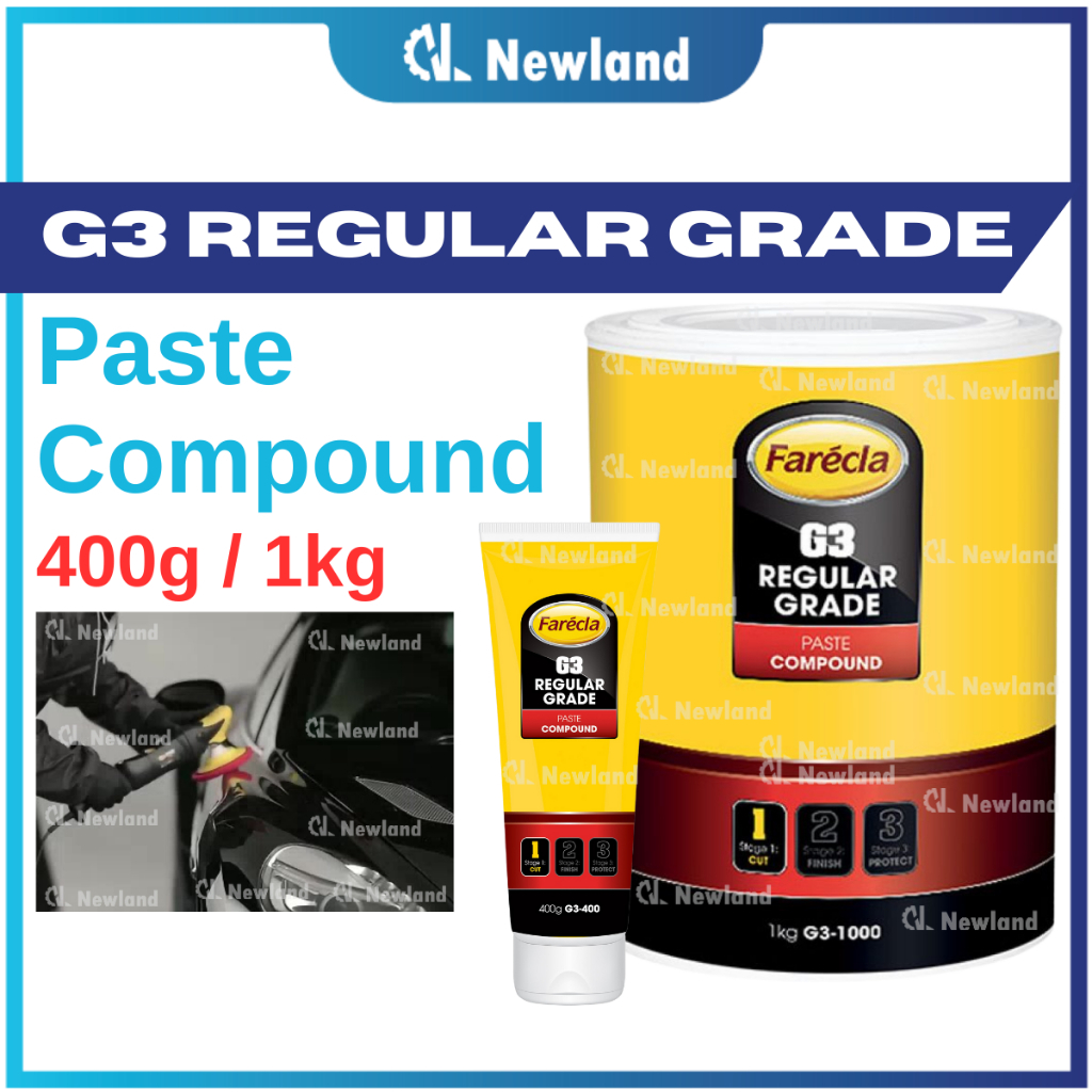 Farecla G3 Compound / Regular Grade Rubbing Compound (400g, 1kg) / Car ...