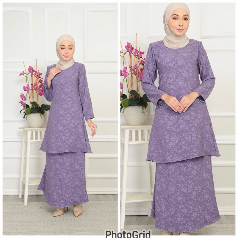 Baju Kurung Raya Anak-Ibu 2025 SNOW BROCADE EXCLUSIVE RAYA 2023 ...