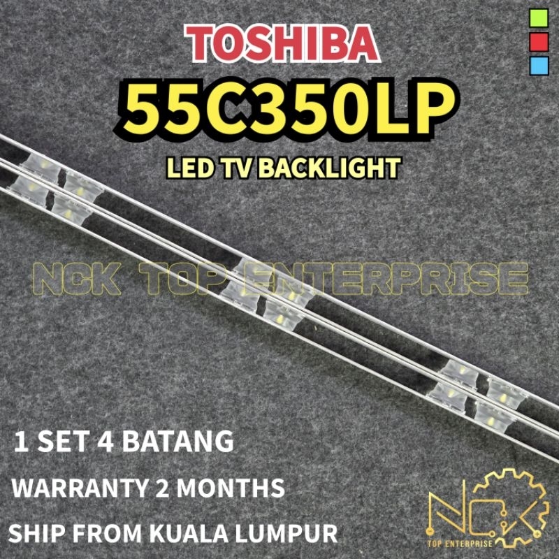 TOSHIBA 55C350LP TV LED BACKLIGHT BARU READY STOCK 55C350 | Shopee Malaysia