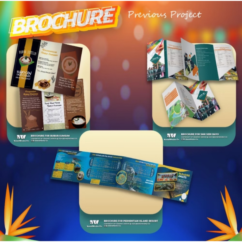 Brochure design/Upah design/Design Services/Booklet/Leaflet | Shopee ...