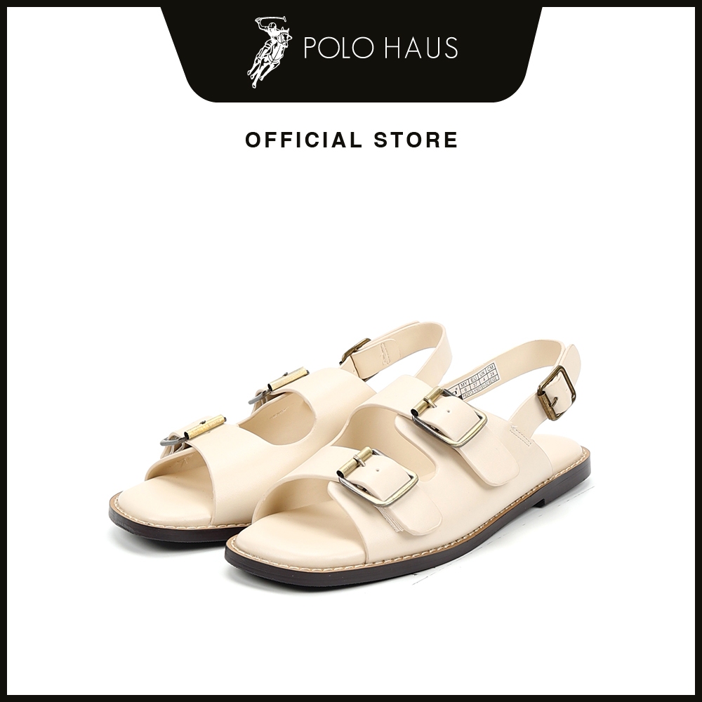 POLO Ladies Elyse Double Buckle Slingback Sandals -P82413-YX01SV-52 ...