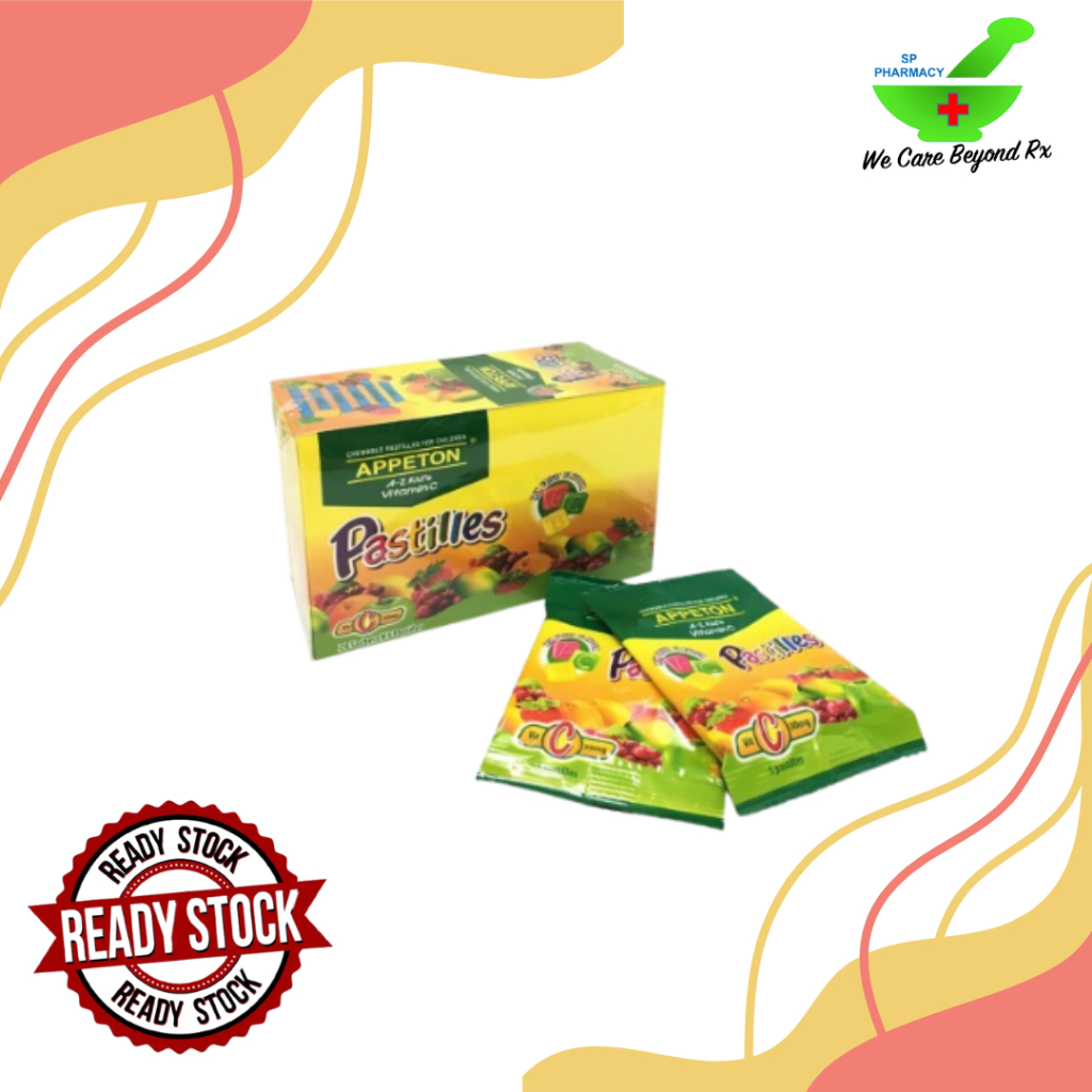 APPETON A-Z VITAMIN C PASTILES (20 SACHETS X 5 PASTILLES) (EXP JULY ...