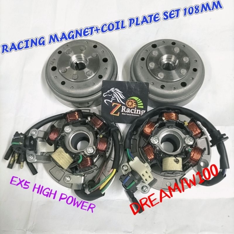 THAILAND TL RACING MAGNET + COIL PLATE SET HONDA GBOJ FAME EX5 HIGH ...