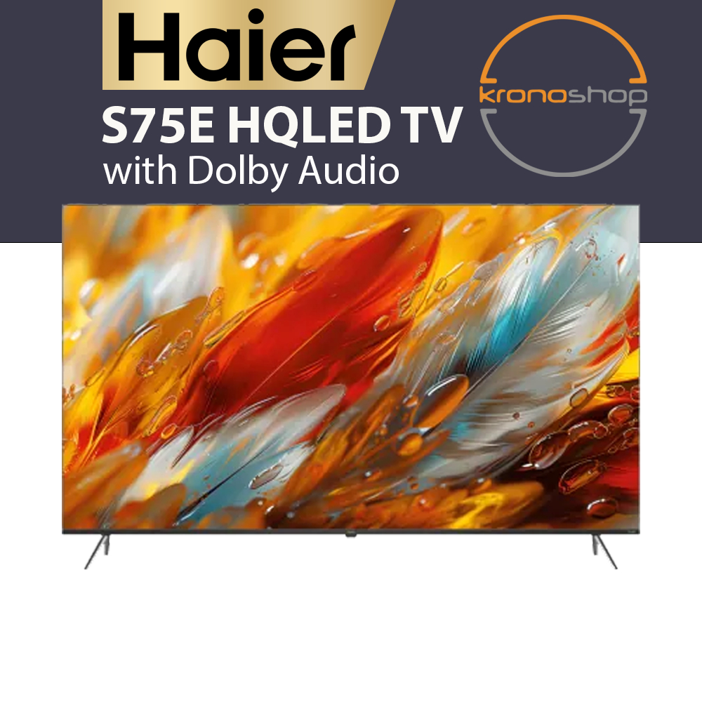 Haier S75 4K UHD Google HQLED TV | 50” 55” 65” | Dolby Vision & MEMC ...