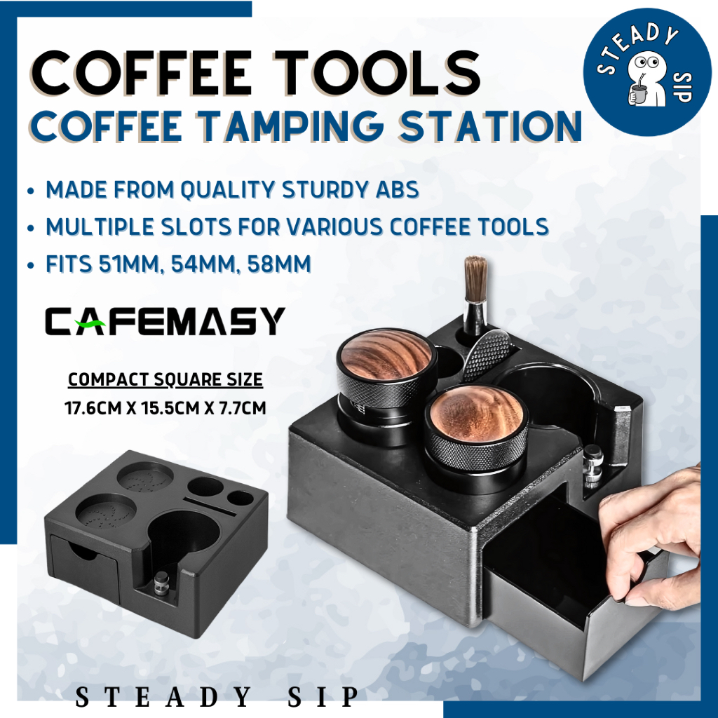 Steady Sip Cafemasy Coffee Tamper Holder ABS Tamping Stand 51mm 58mm ...