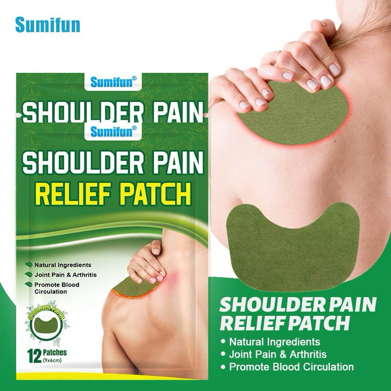 SHOULDER PAIN RELIEF PATCH plaster penampal bahu sendi belakang lengan ...