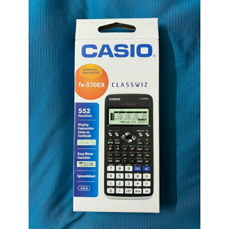 Casio Original Scientific Calculator fx-570EX CLASSWIZ | Shopee Malaysia